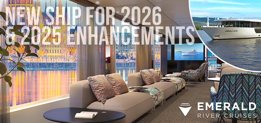 New River Cruise Ship - Emerald Astra - & Fleet-Wide Enhancements For Emerald Cruises